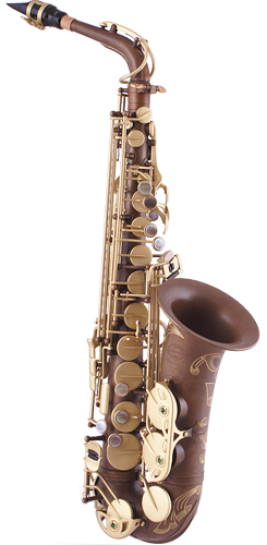 System 54 R Series Alto Sax Pure Brass Matte Keys